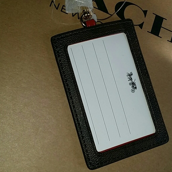 Coach | Bags | Coach Idbadge Lanyard In Signature Canvas | Poshmark